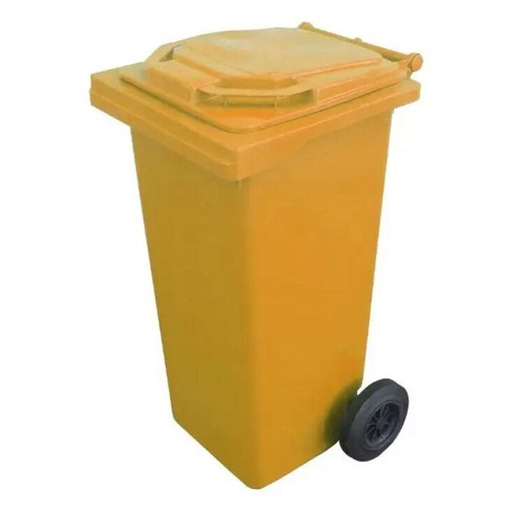 Уличный контейнер для мусора Napochim 100597049 240L (Yellow) купить в ...
