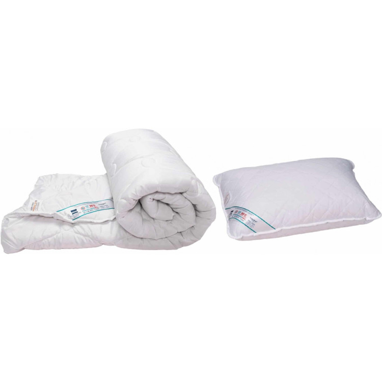 Set plapuma + 1 perna Relaxe Home HypoallergenicMed 150x200 (White ...
