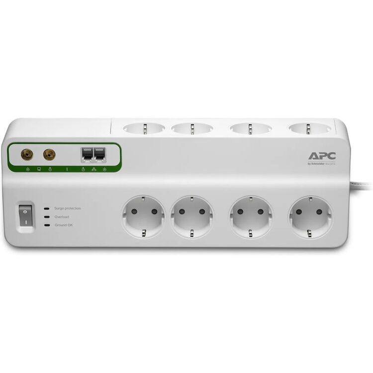 Сетевой фильтр-удлинитель APC Performance SurgeArrest 8 (White) купить ...
