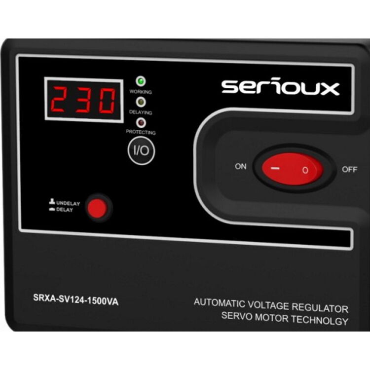 Стабилизатор напряжения Serioux SRXA-SV124-1500VA 900W купить в ...