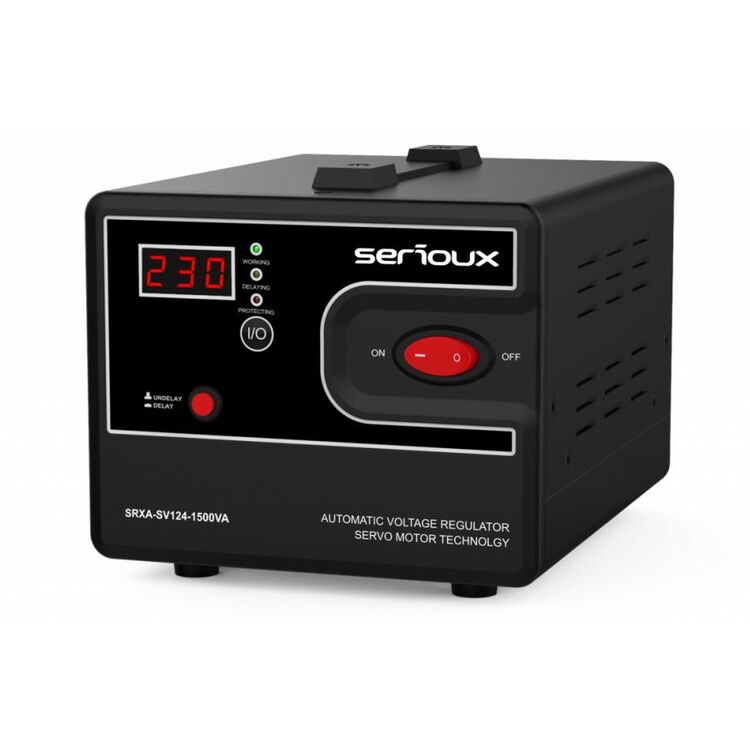 Стабилизатор напряжения Serioux SRXA-SV124-1500VA 900W купить в ...