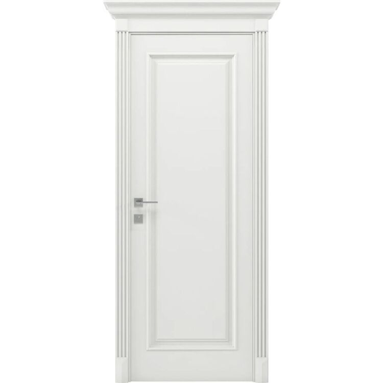 Межкомнатная дверь Luxdoors Paint 7 Глухая Telescopic 900мм (Белый)