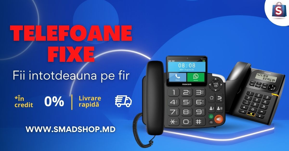 Telefoane Alcatel fixe in Moldova. Telefon stationar de vanzare