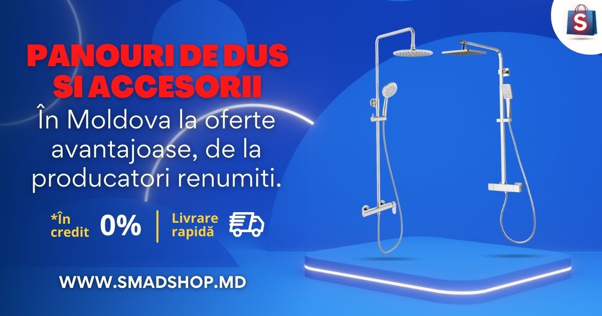 Panouri de dus si accesorii cumpără în Moldova | SmadShop