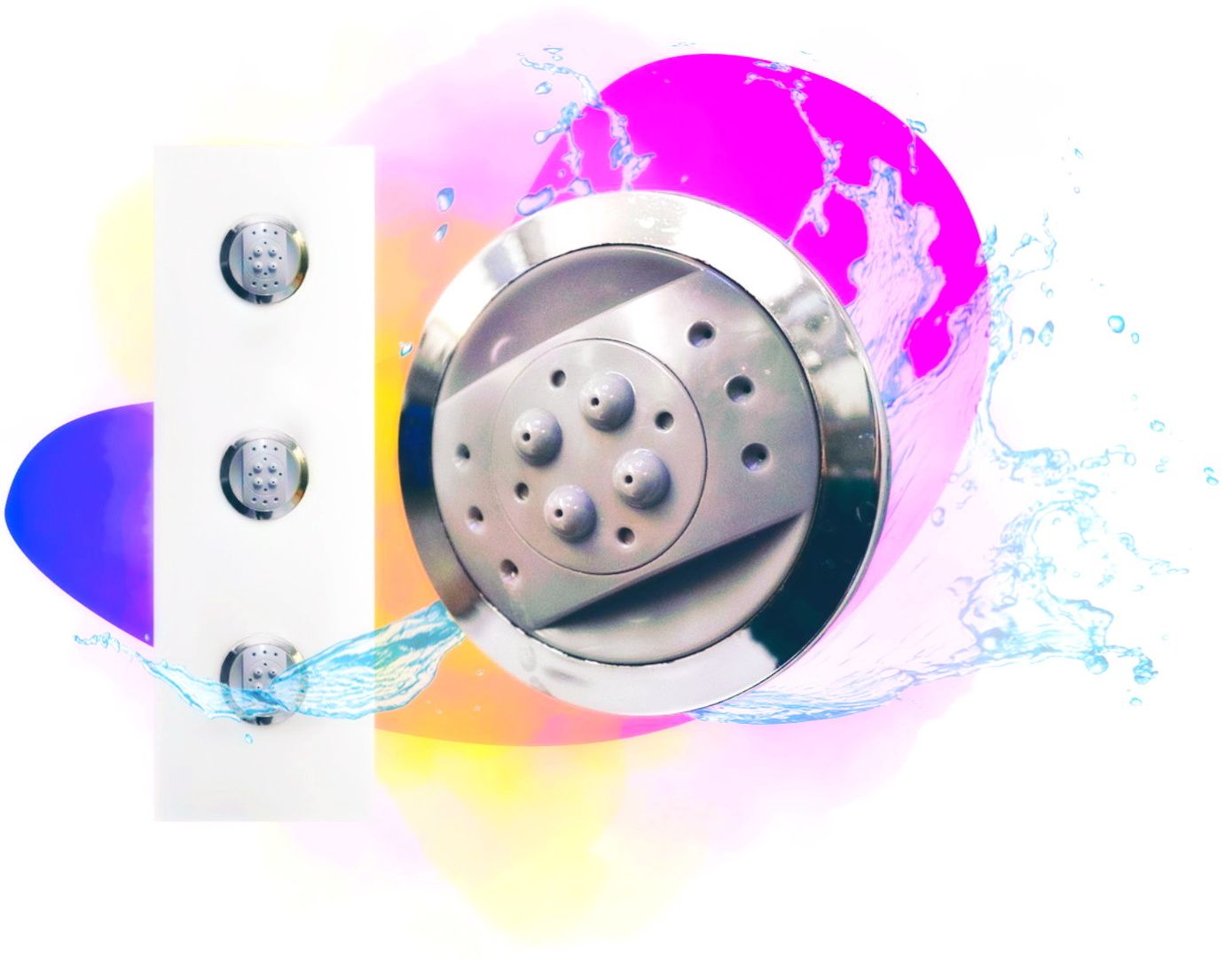 Cabina de dus Breezz Loona Hydro Lux WT-80 (White/Satin) cumpără în ...