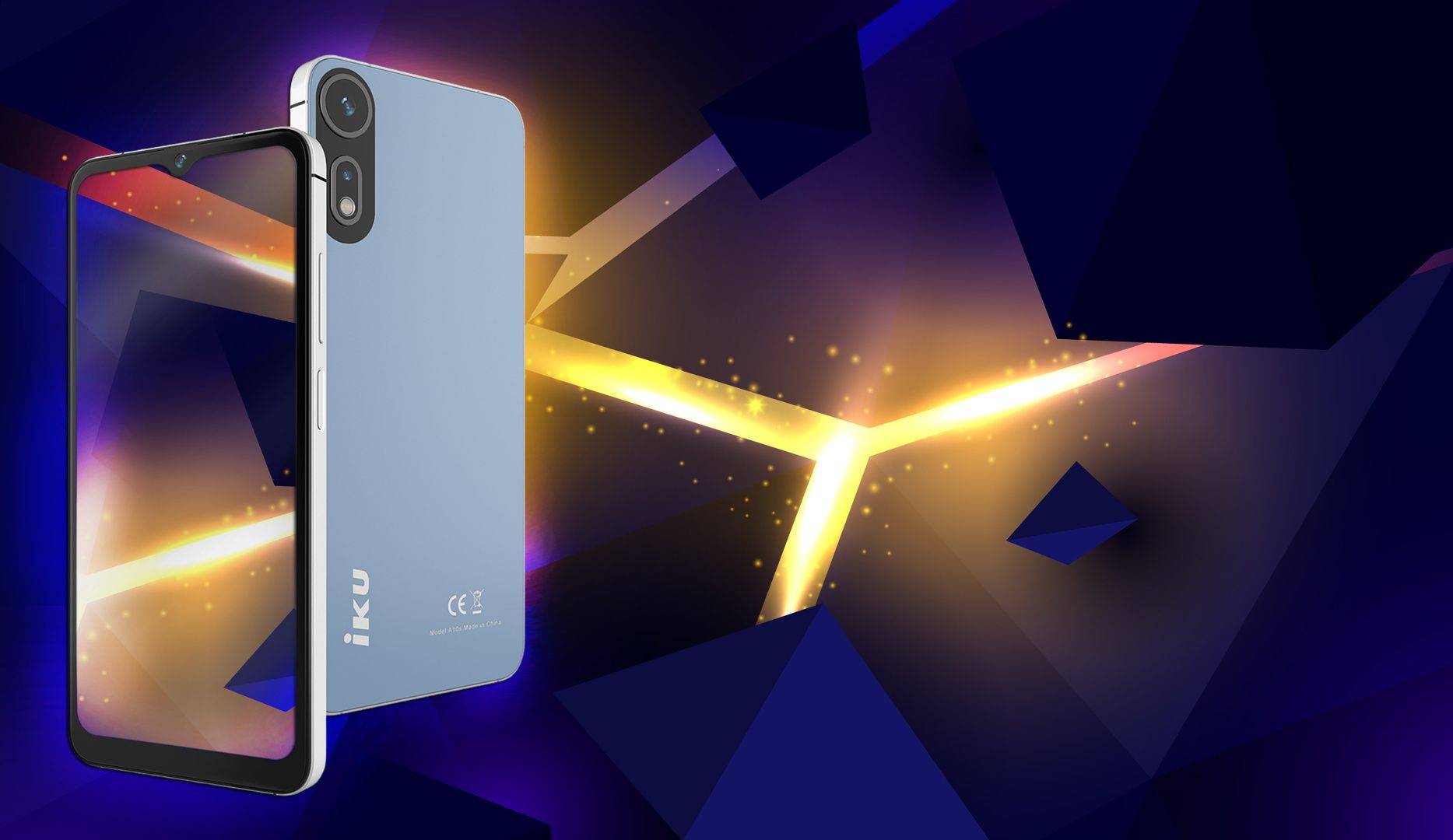 Мобильный телефон IKU A10s Dual 4GB/64GB (Lake Blue) купить в Кишиневе, Молдове | SMADSHOP.MD